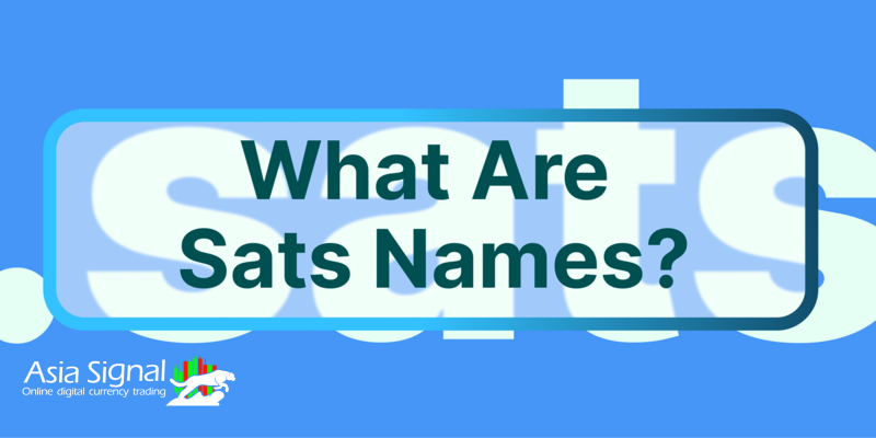Decoding the Power of SATs Names in Cryptocurrency: | Asia Signal